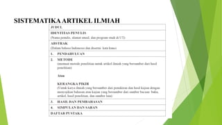 Presentasi Sistematika Karya Ilmiah.pptx