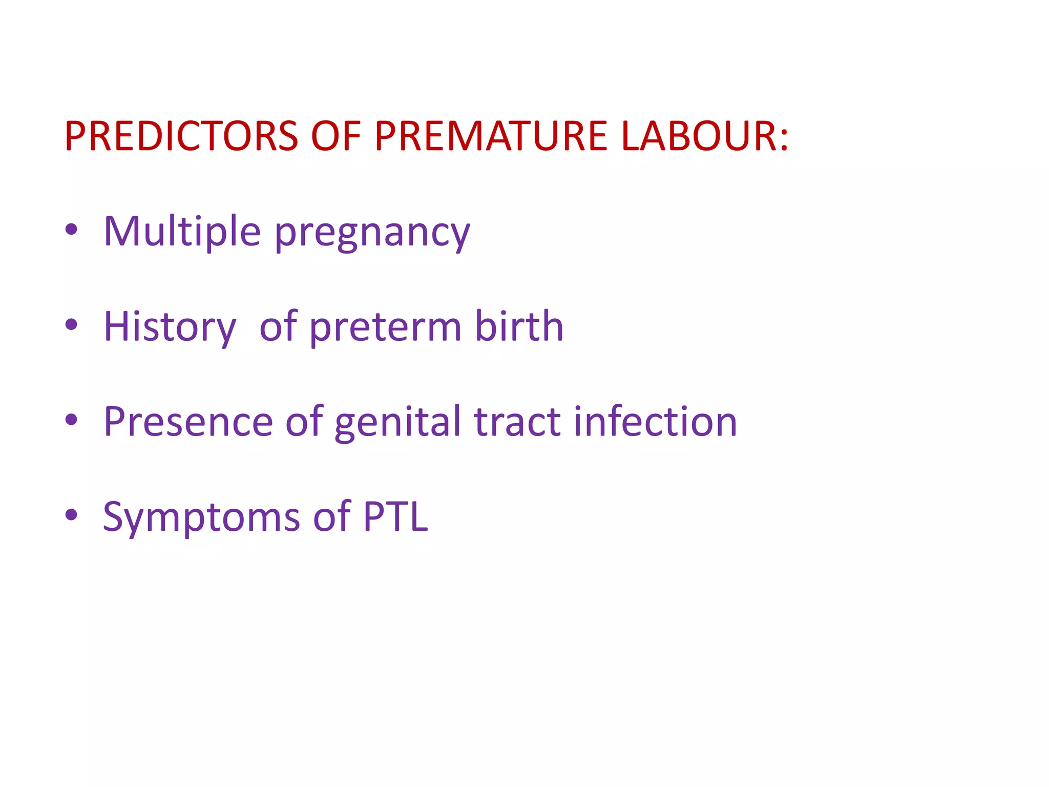 PRE TERM LABOUR | PPTX