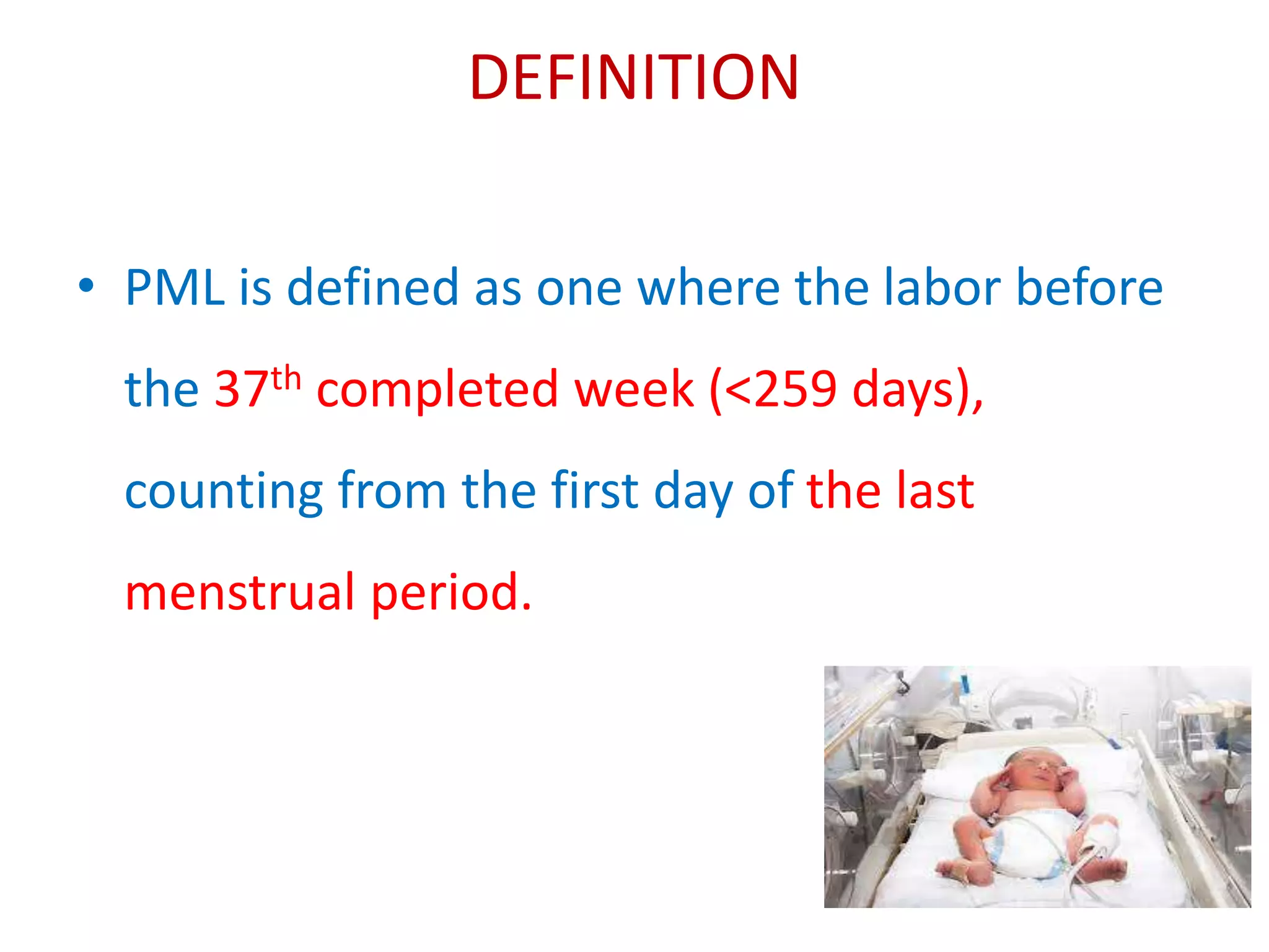 PRE TERM LABOUR | PPTX