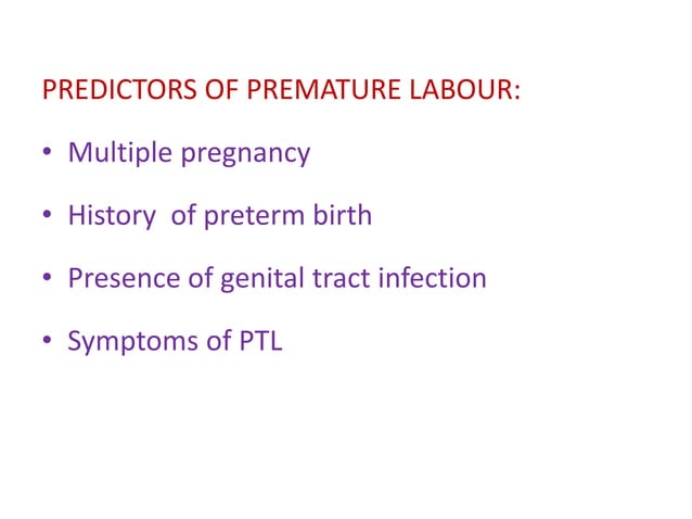 PRE TERM LABOUR | PPTX