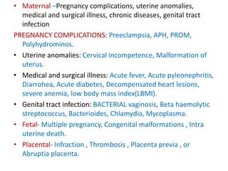 PRE TERM LABOUR | PPTX