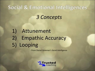 3 principles of emotional intelligence | PPT