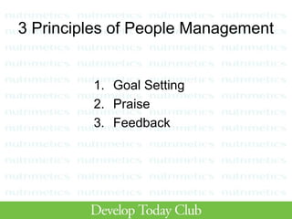 3 principles of people management | PPT
