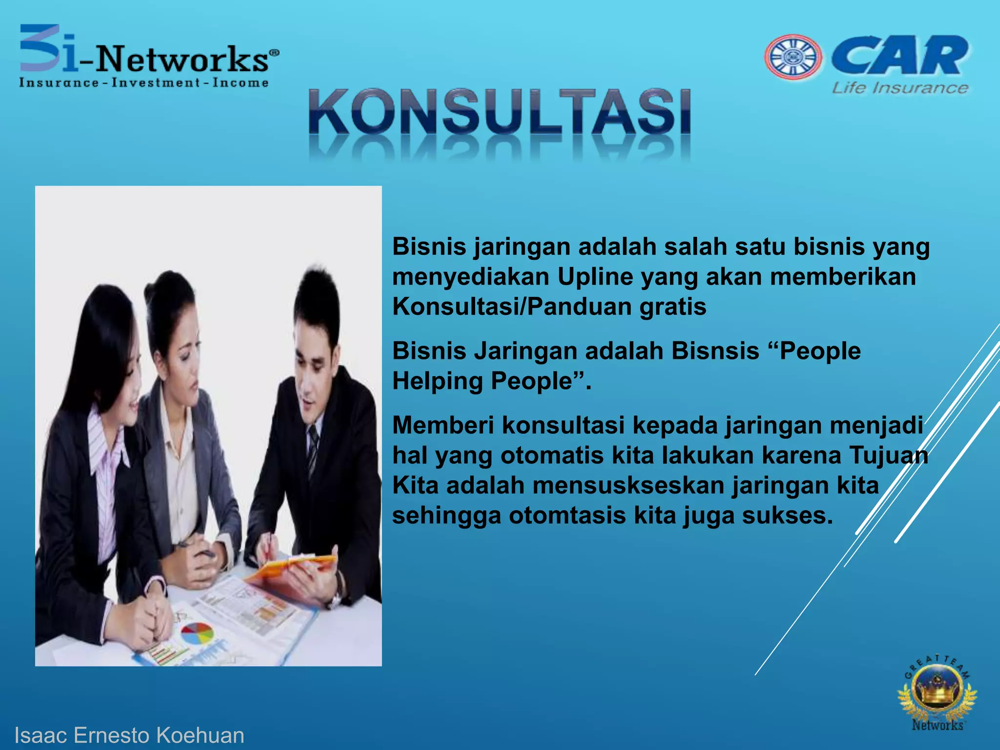 3 prinsip dasar membangun bisnis jaringan | PPTX