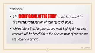 3_Problem Identification Significance of study,Hypothesis Formulation ...
