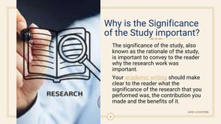 3_Problem Identification Significance of study,Hypothesis Formulation ...