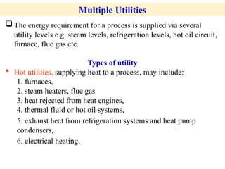 Process Integration Lecture three for ChEG | PPT