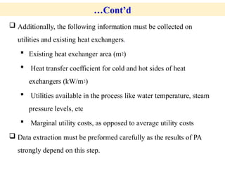 Process Integration Lecture three for chemical Engineering | PPTX
