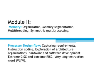 Processor Design Flow for architecture design | PPT