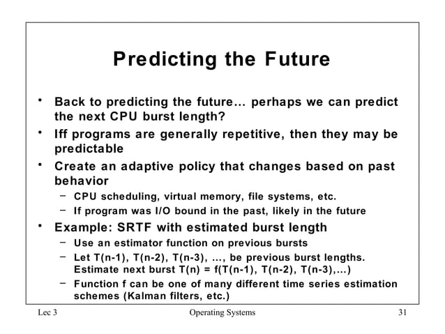 3 process scheduling | PPT