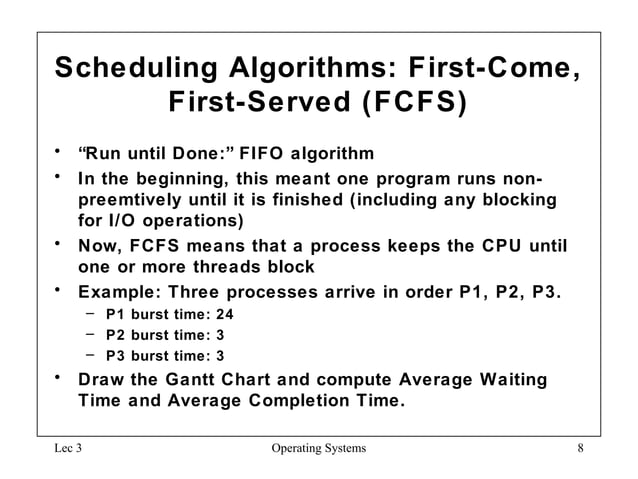 3 process scheduling | PPT