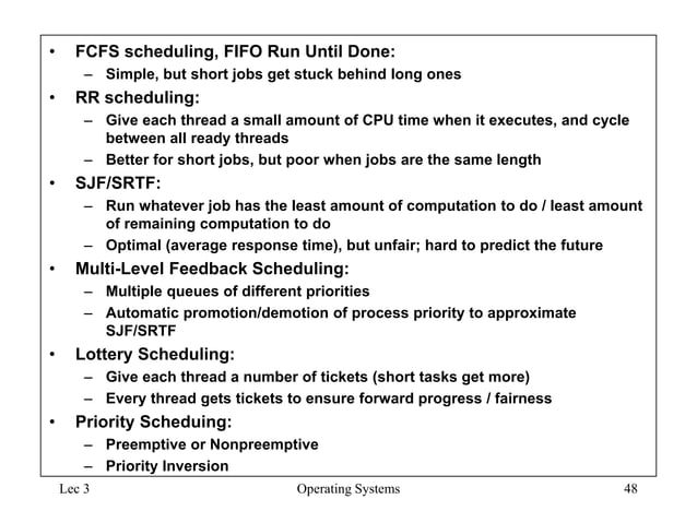 Process Scheduling Algorithms for Operating Systems | PPT