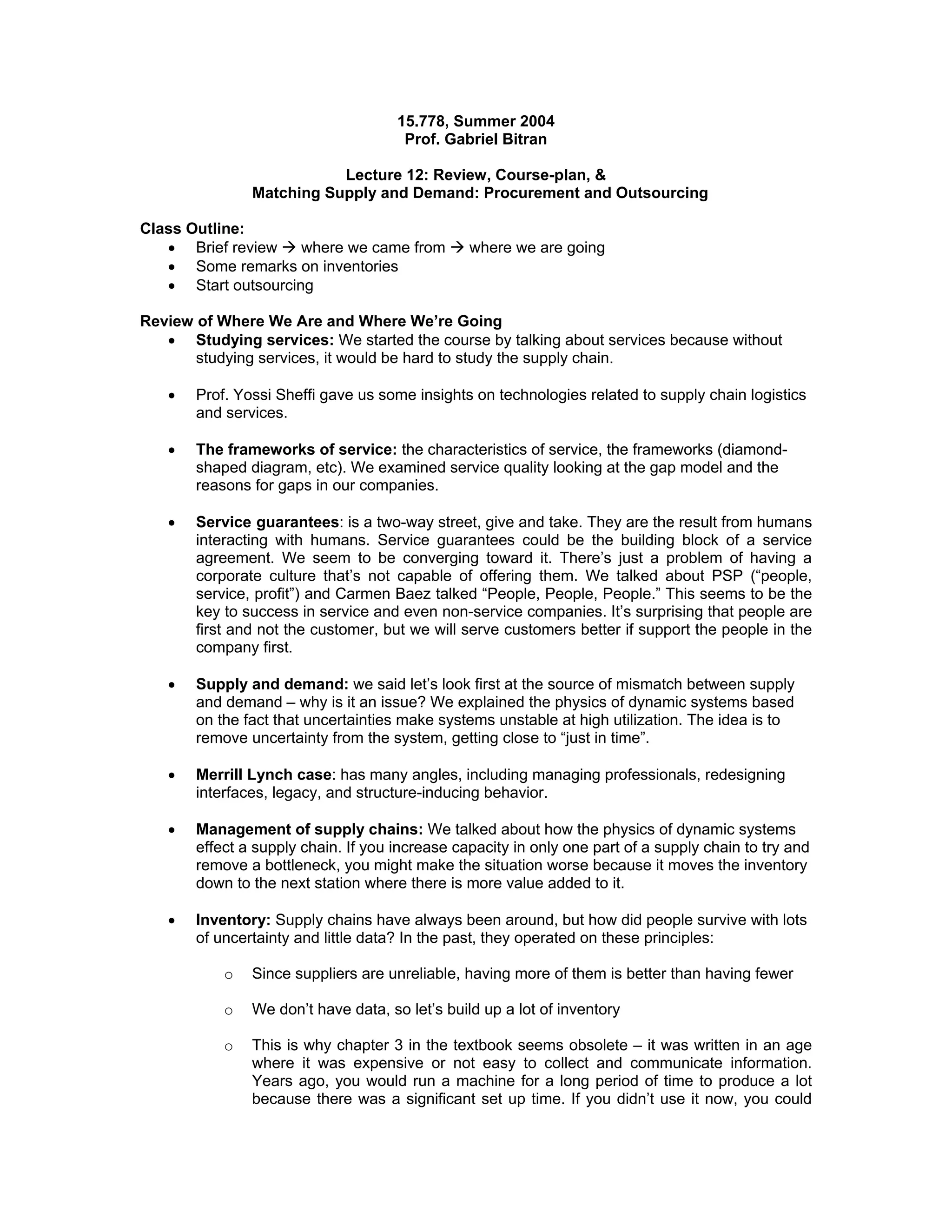 3 procurement & outsourcing | PDF | Logistics | Business