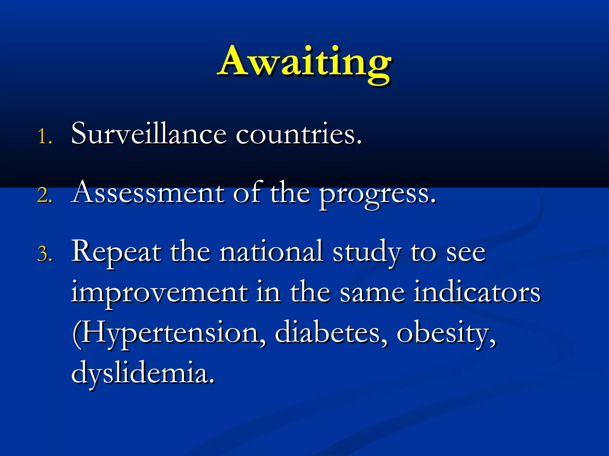 Realities and challenges of NCD prevention and control in Jordan | PPT