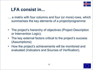 3 programming and tools swot & lfa | PPT