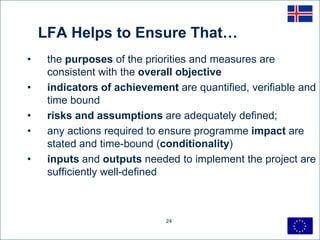 3 programming and tools swot & lfa | PPT