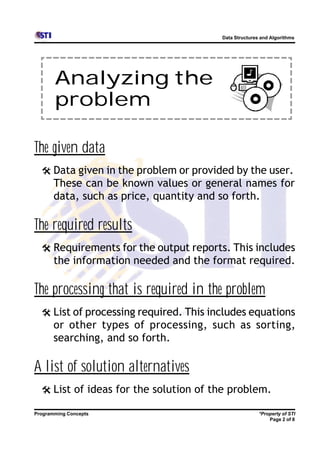 3 programming concepts | PDF