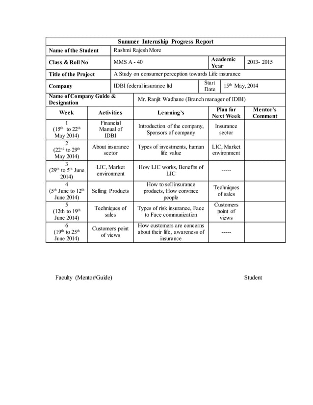 3 progress report till tables (1) | PDF