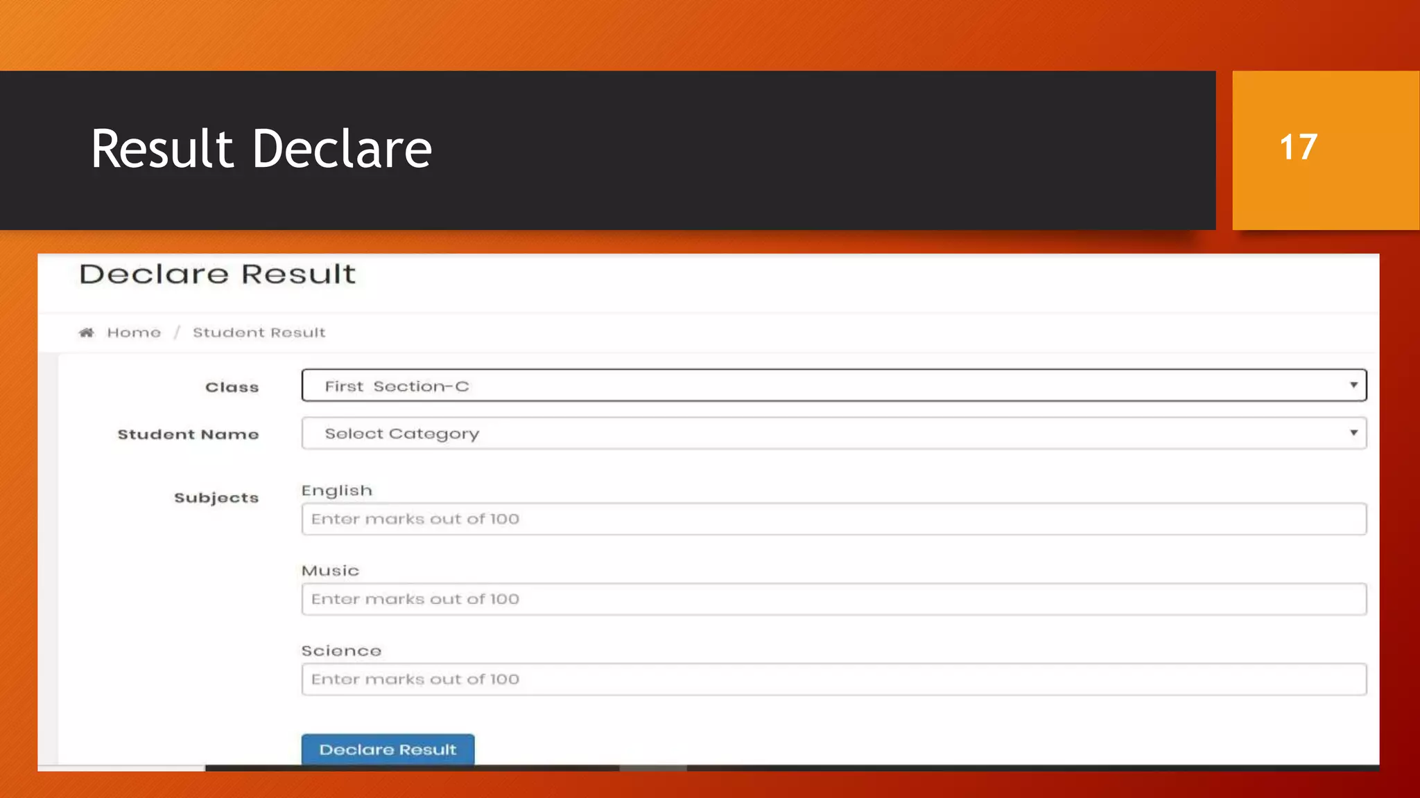 Student Result Management System | PPTX