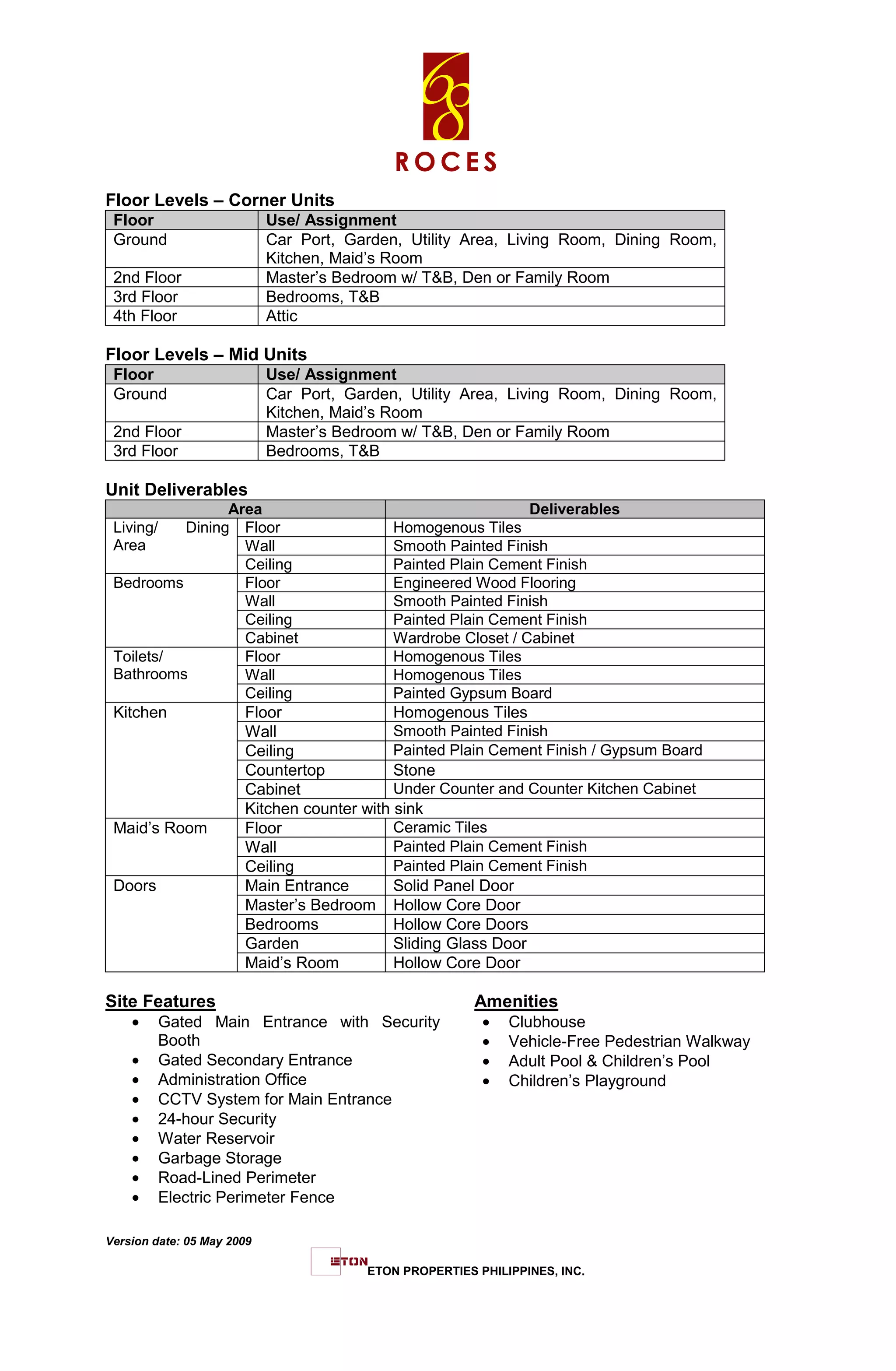 3 Project Information Sheet (68 Roces) | PDF