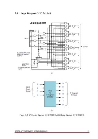 seven segment display using 74LS78 IC decoder | DOCX
