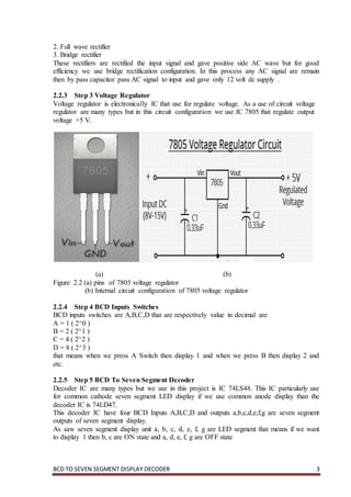seven segment display using 74LS78 IC decoder | DOCX