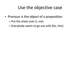 Pronouns - English Grammar | PPSX