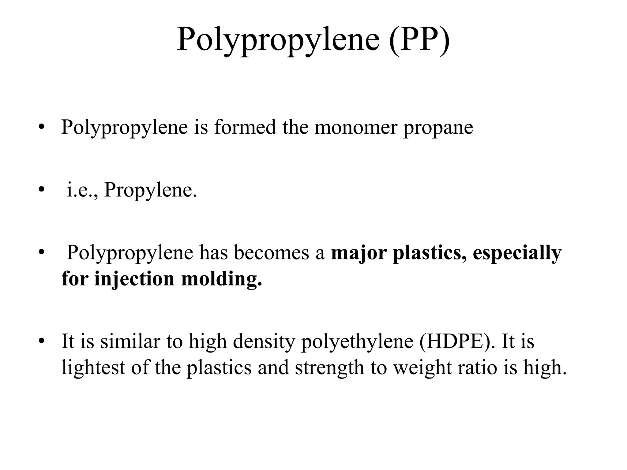 Propertis and applications of thermoplastics | PPTX
