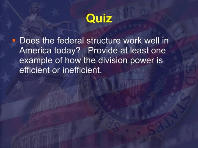 3 Proscons Of Federalism | PPT