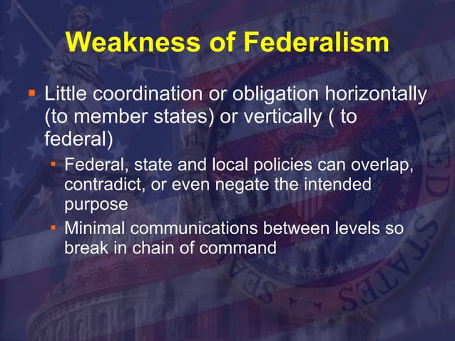 3 Proscons Of Federalism | PPT