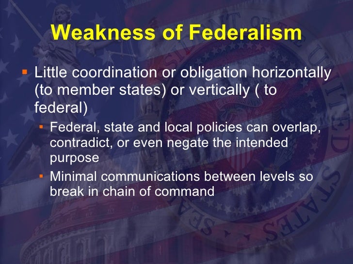 3 Proscons Of Federalism