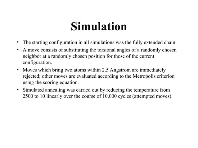 Template Free Protein Structure Modeling | PPT