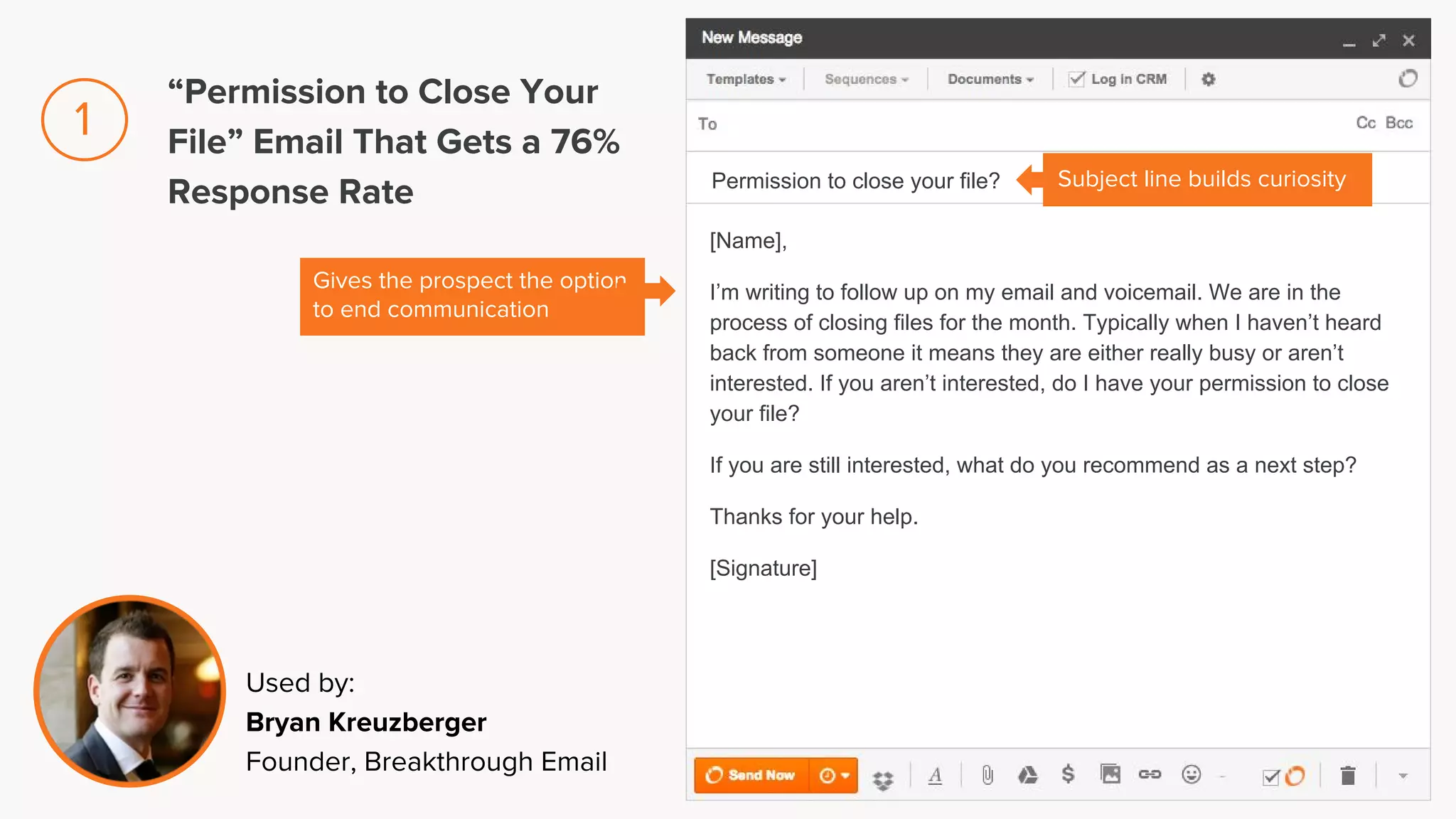 3 Proven Sales Email Templates Used by Successful Companies | PPT
