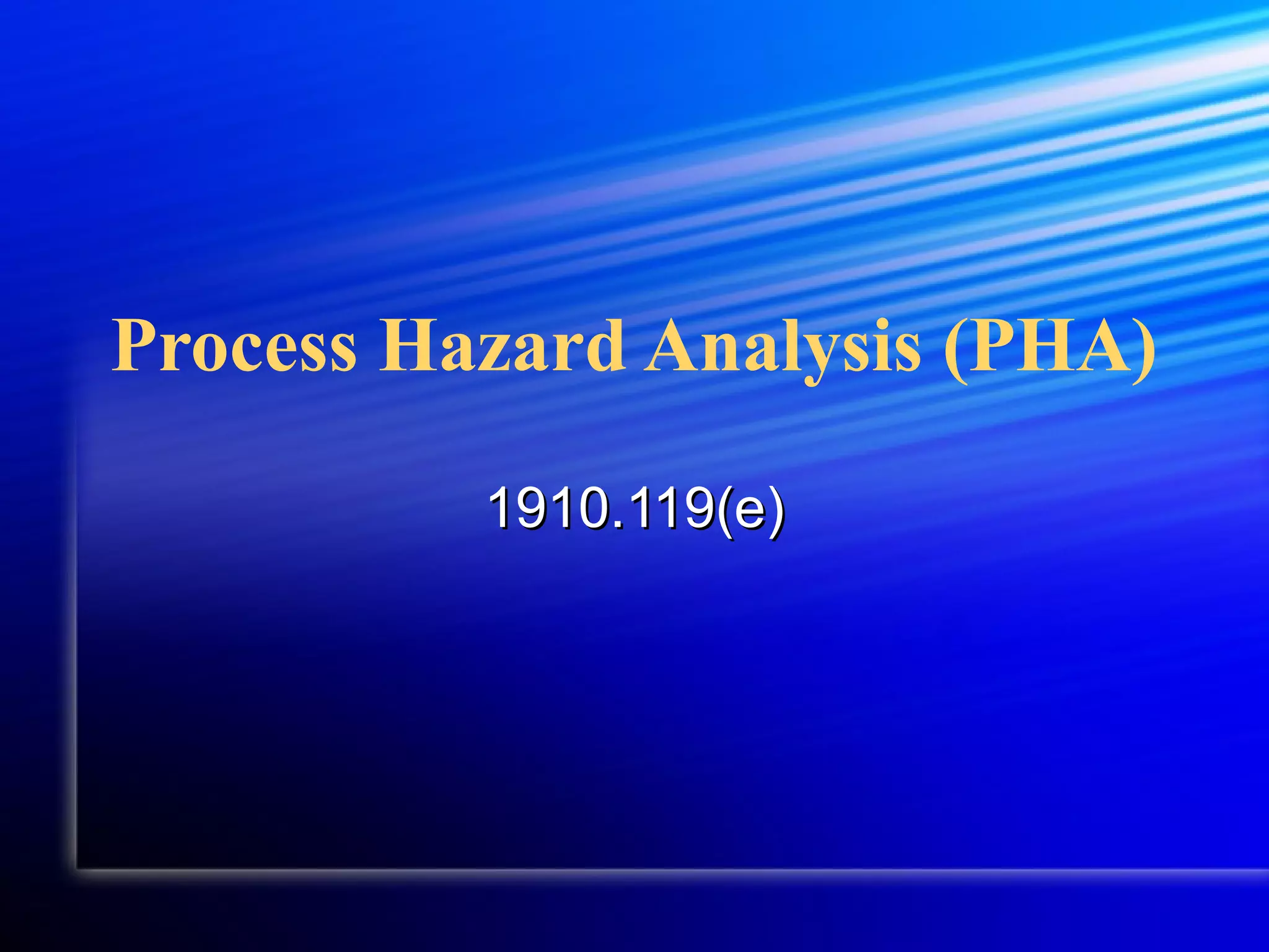 3 psm process_hazard_analysis2 | PPT