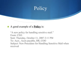 3 Ps Of Policy Process And Procedure | PPT | Law