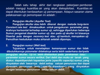 3 pumping test | PPT