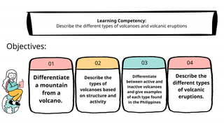 Grade 9 Earth Science Third Quarter Classification of Volcanic Eruption ...
