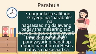3Q_Modyul 1_Parabula ng Banga_Talinahaga ng May-ari ng Ubasan | PPT