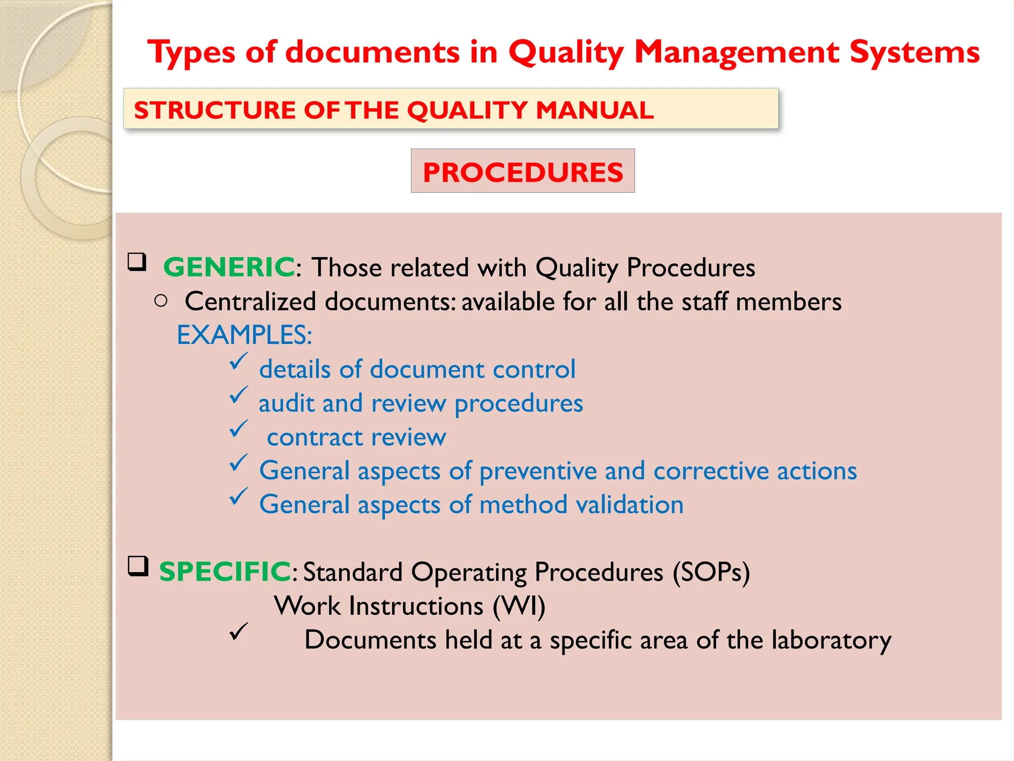 quality management system in laboratory | PPTX