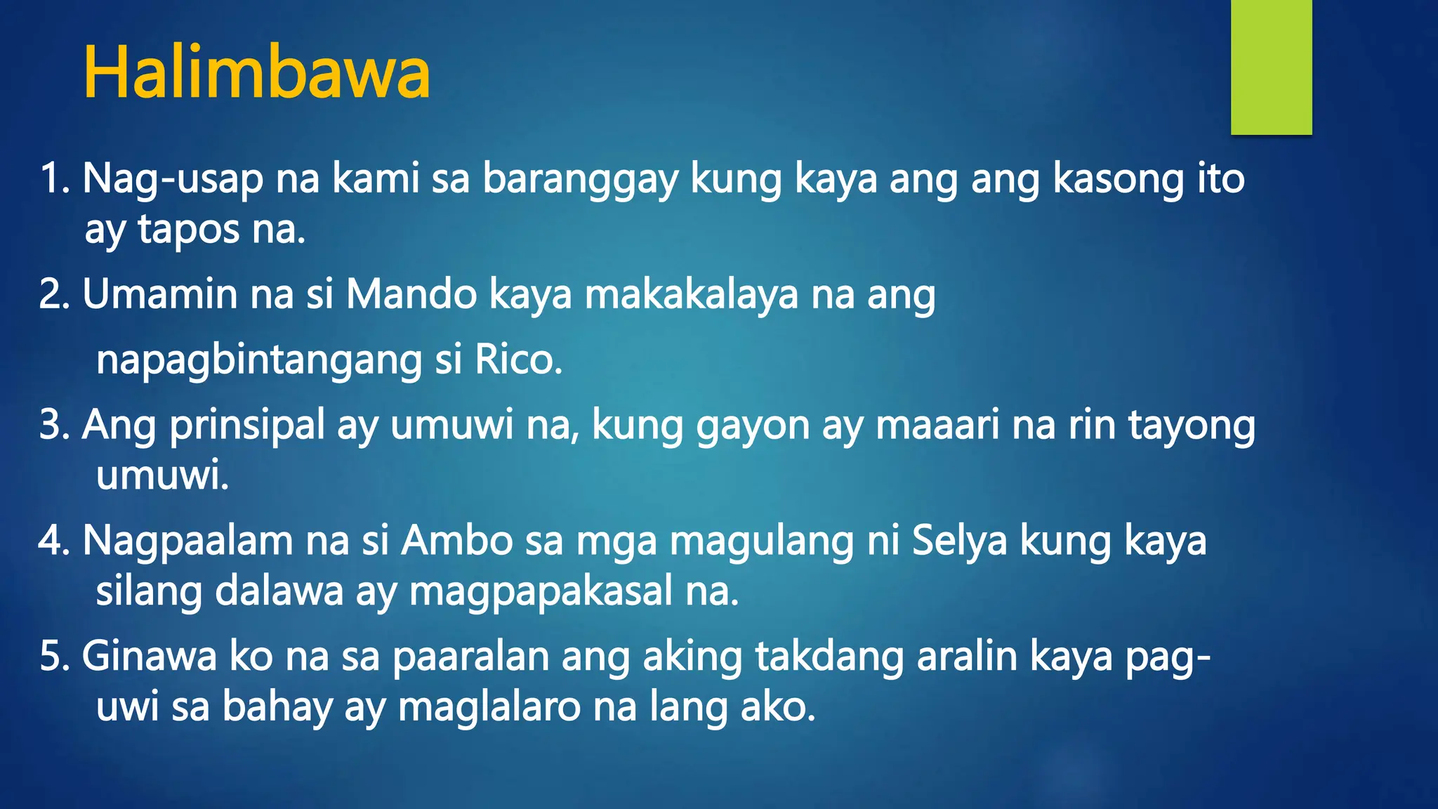 Aralin pangatnig kahulugan at mga halimbawa | PPTX
