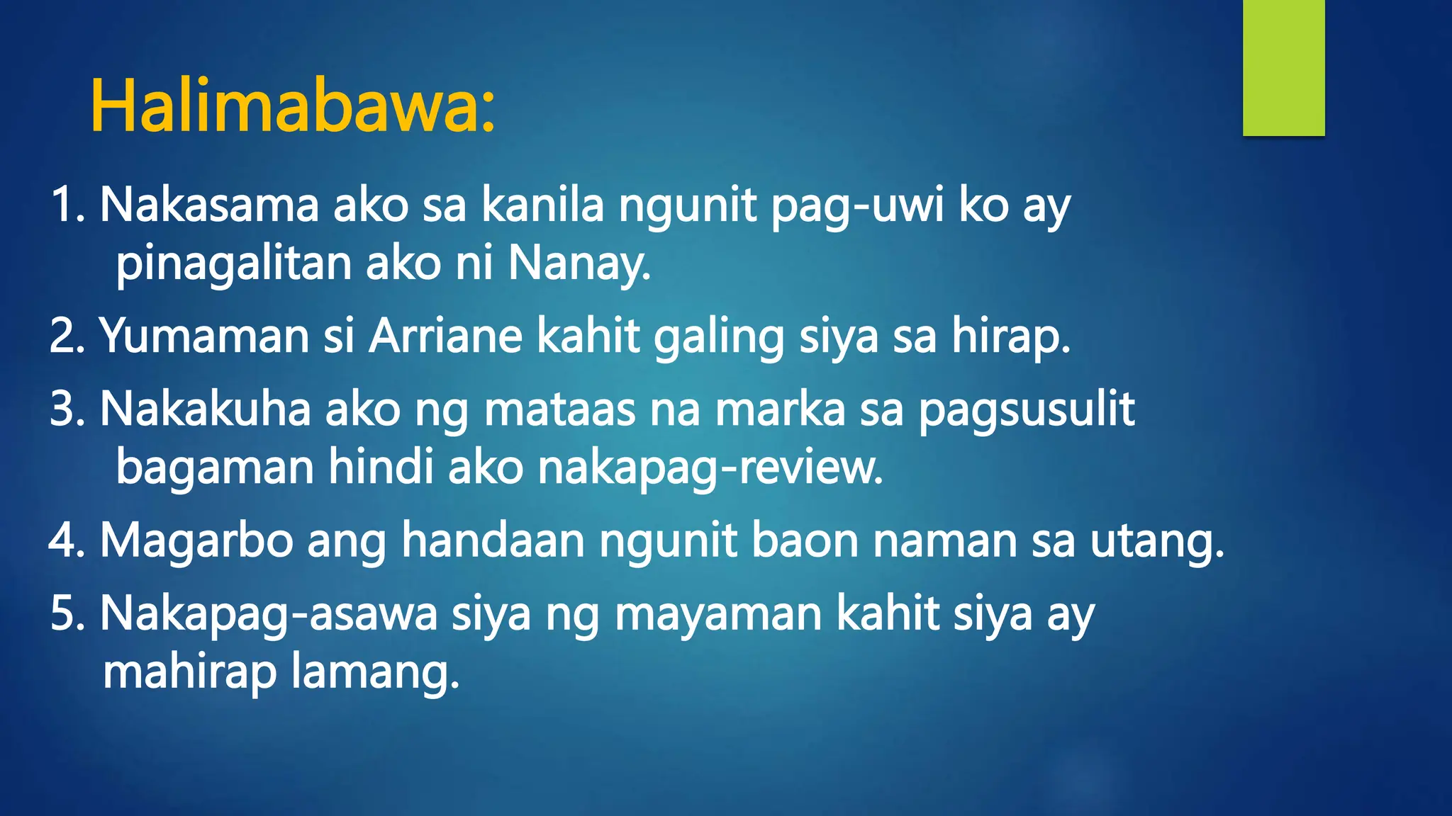Aralin pangatnig kahulugan at mga halimbawa | PPTX