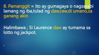 Aralin pangatnig kahulugan at mga halimbawa | PPTX
