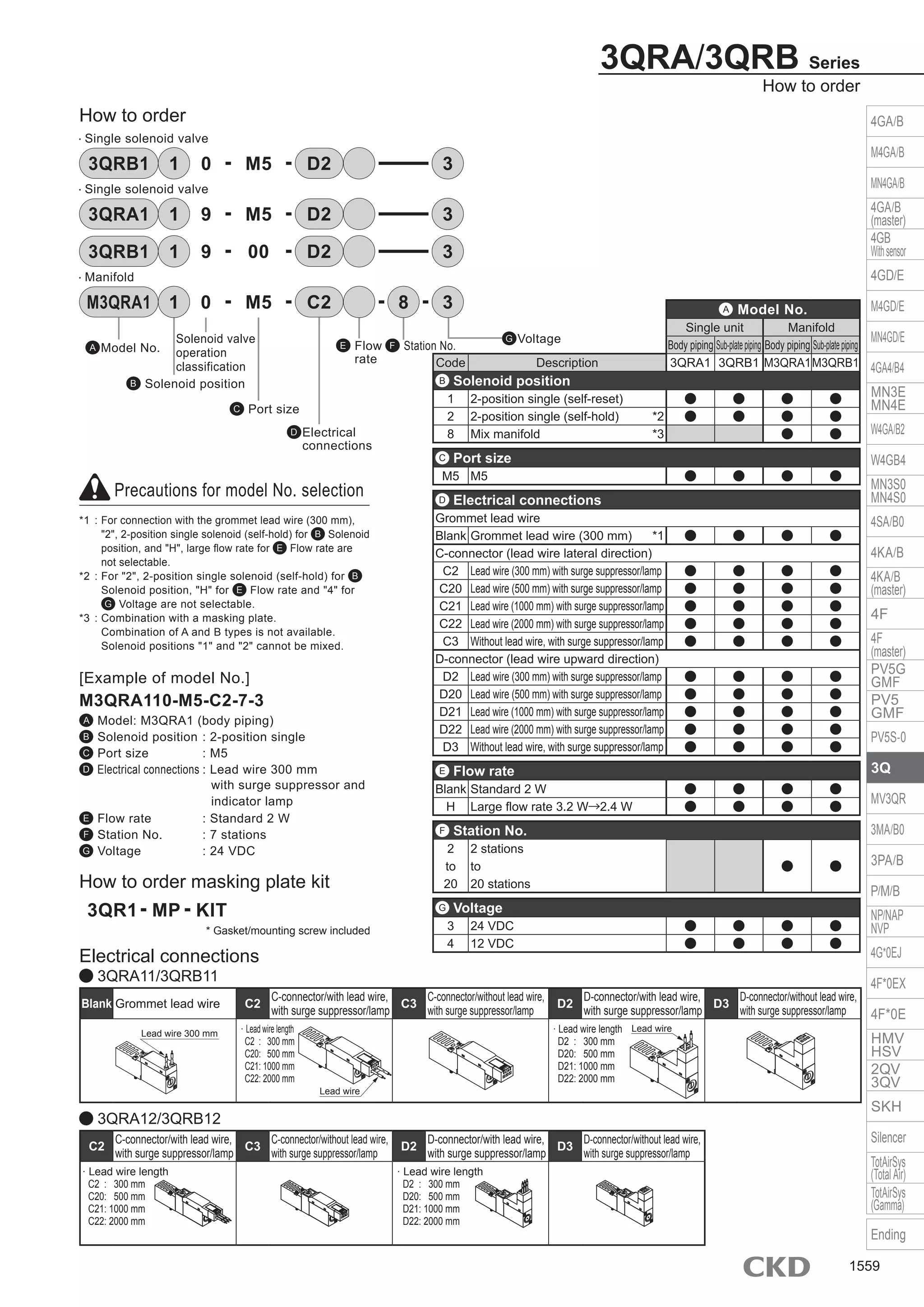 3QR・3QB・3QE・3QZ Series -VALVULA 3 VIAS | PDF
