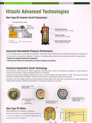 Hitachi set free system vrf Compressors system Designing 919825024651 | PDF
