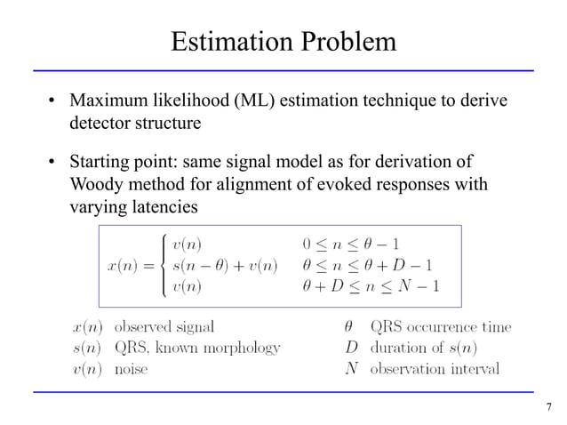Qrs Detection Is Important In All Kinds Of Ecg Signal Processing Ppt
