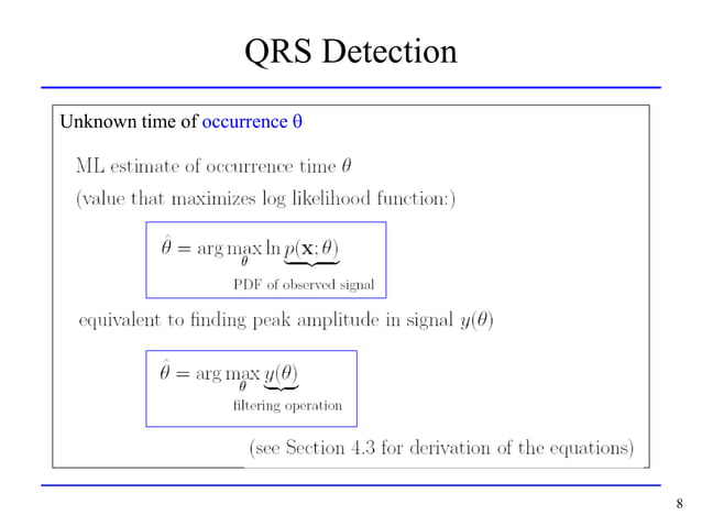 Qrs Detection Is Important In All Kinds Of Ecg Signal Processing Ppt