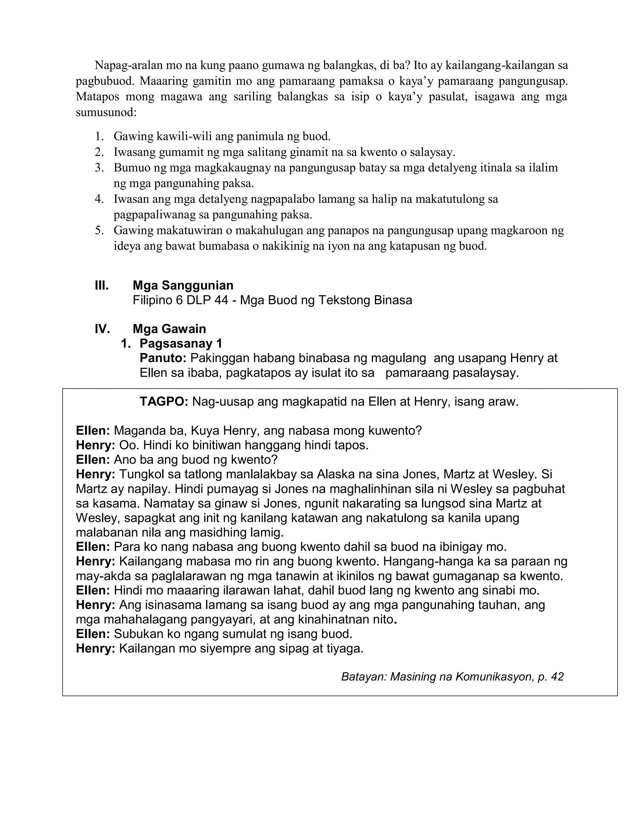 3 qtr filipino-melc2-las | PDF