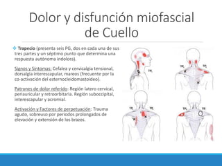 Puntos gatillo y zonas de dolor referido | PDF