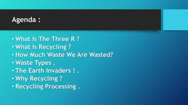 The Three "R" | PPT | Free Download