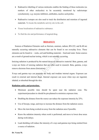 Radioisotope Techniques | PDF